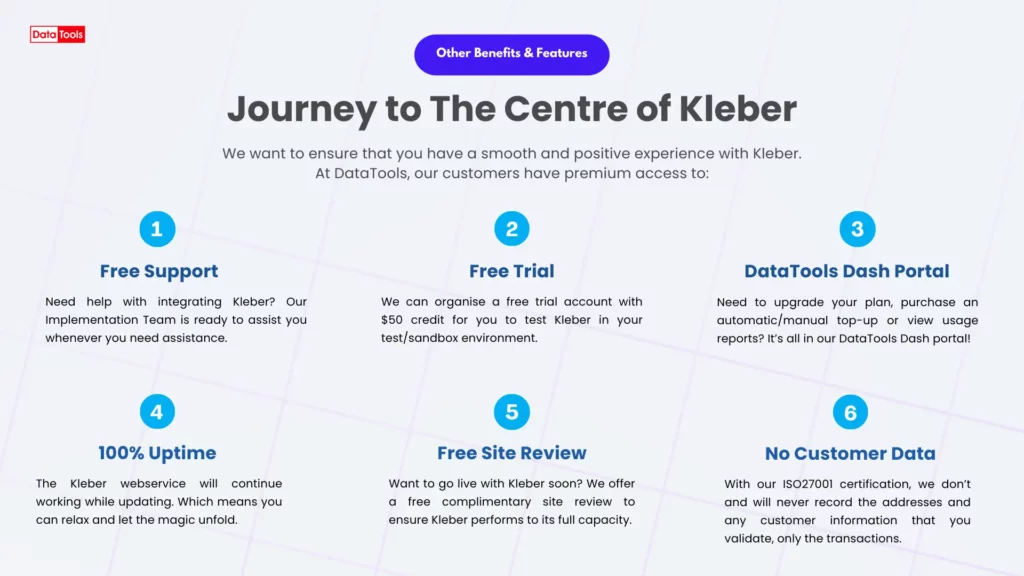 Other Benefits & Features | DataTools